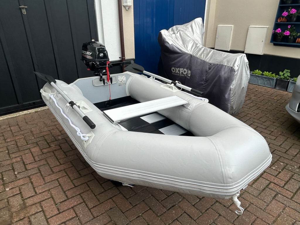 Inflatable dinghy 230 with Mercury 3.5hp outboard – Sailing-Matters