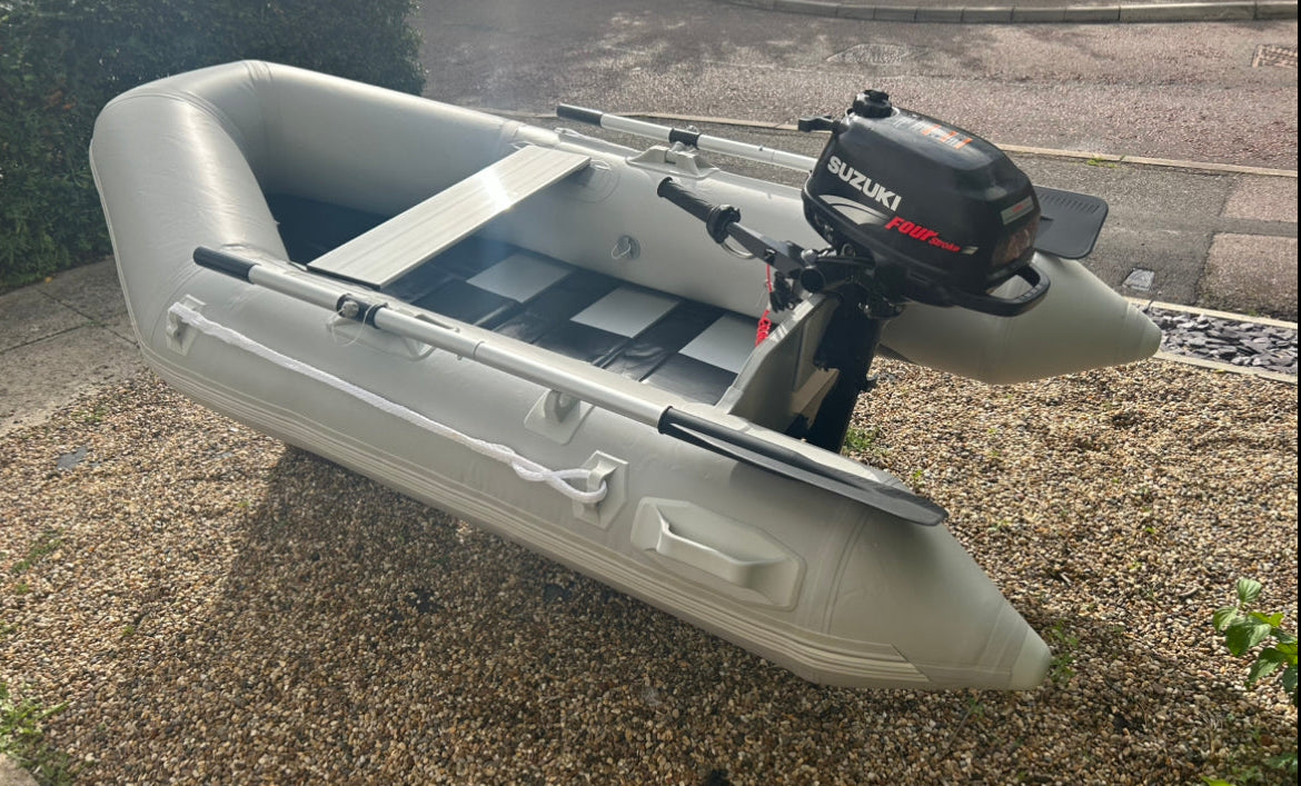 Inflatable dinghy 230 with Suzuki 2.5hp outboard – Sailing-Matters