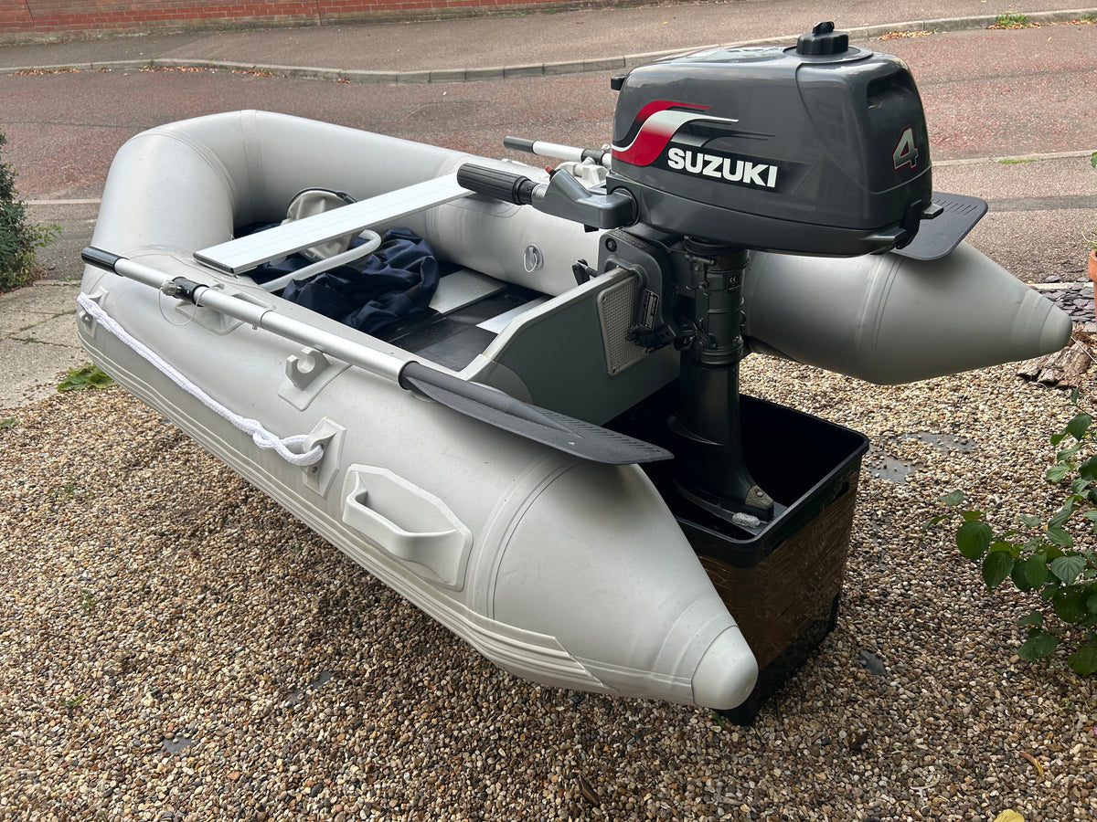 Inflatable dinghy 230 with Suzuki 4hp outboard – Sailing-Matters